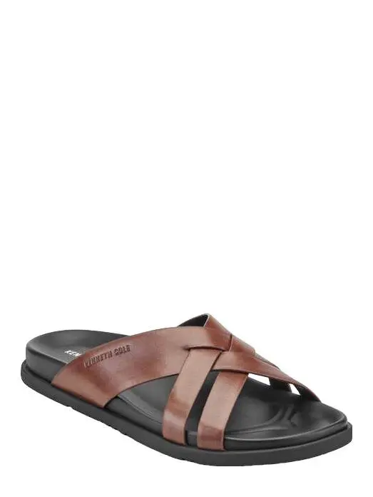 KENNETH COLE Slide Sandal - Cognac