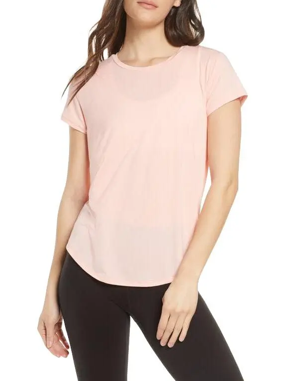 Zella Strength Performance T-shirt - Pink Sunrise
