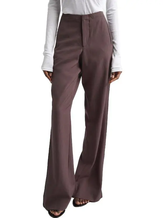 DIOTIMA Unum Merino Wool Wide-leg Pants - Passionfruit