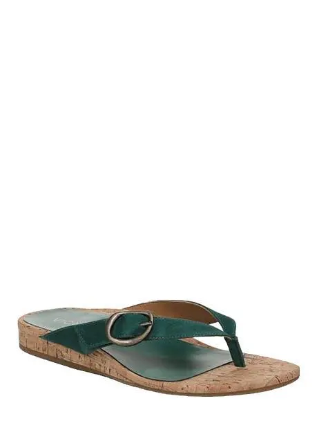Vionic Grove Flip Flop - Posy Green Suede