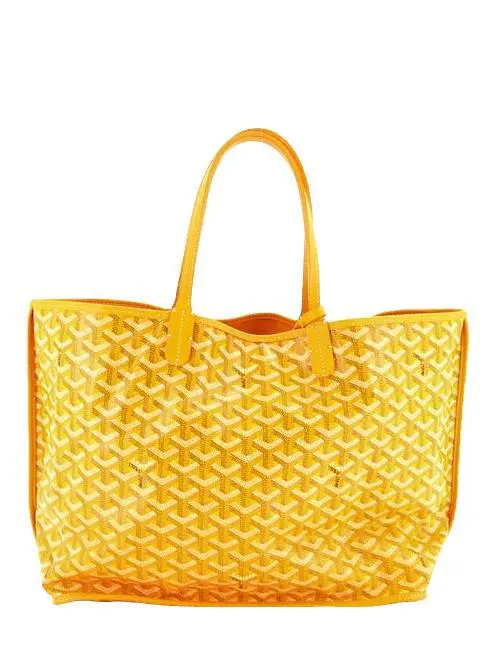 GOYARD Anjou Reversible Tote Coated Canvas Pm - Yellow