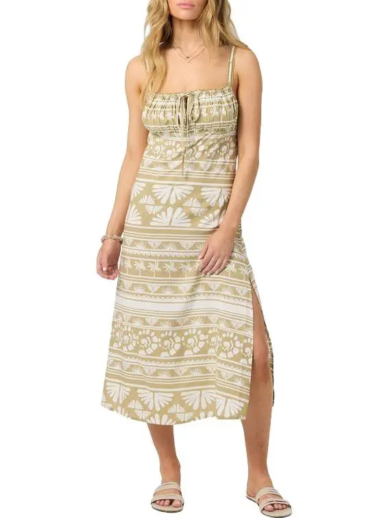 O'Neill Wiley Printed Midi Sundress - Twill