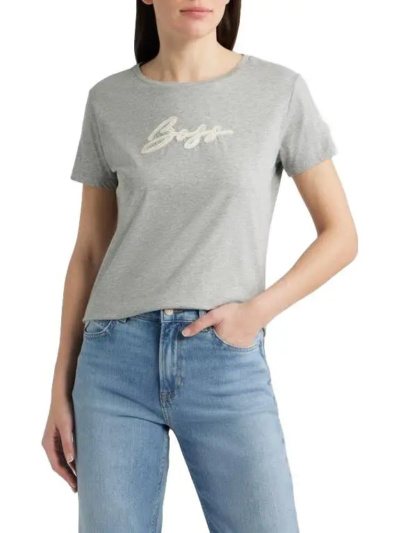 Hugo Boss Elove Short-sleeve T-shirt - Open Grey