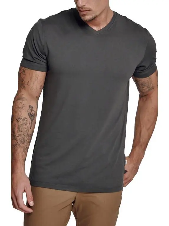 7 Diamonds Core V-neck T-shirt - Graphite