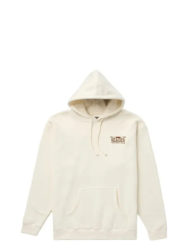 SEAGER CO Fleece Hoodie - Bone