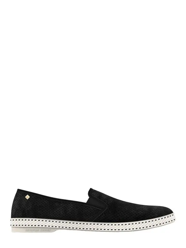 Rivieras Suede Slip-on Loafer - Black