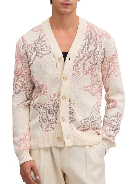 Nn07 Viggo 60044 Recycled Cotton Blend Cardigan - Ivory
