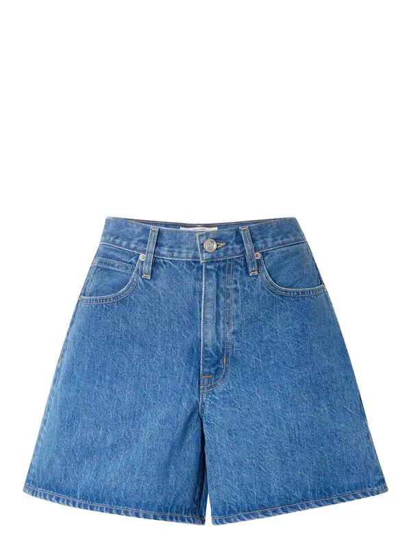SLVRLAKE Walker Denim Shorts - Mid Denim