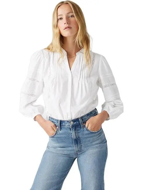 LEVI'S Mandy Long-sleeve Blouse - Bright White