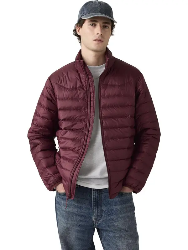 LEVI'S Devin Down Packable Puffer Jacket - Tawny Port