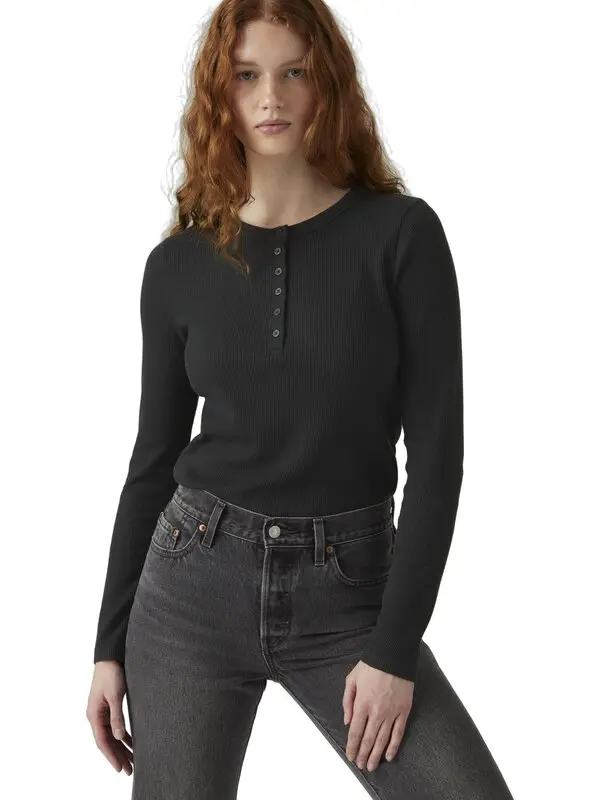 LEVI'S Dana Henley - Anthracite Night