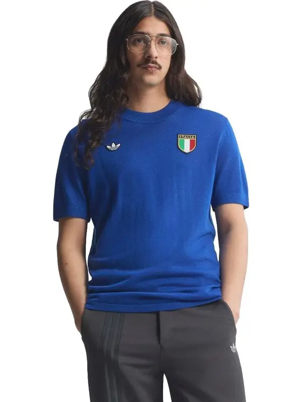 Adidas Italy 70s Jersey - Royal Blue