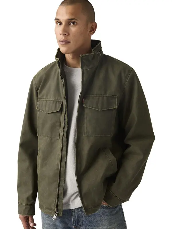 LEVI'S Military Jacket With Chest Pockets - Light Olive
