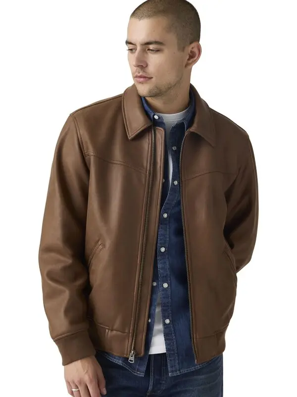 LEVI'S Western Bomber Jacket - Walnut