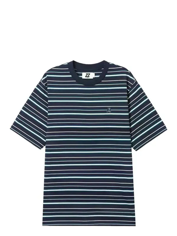 Izzue Striped-pattern T-shirt - Blue