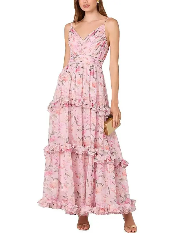 Astr The Label Ayanna Dress - Pink Floral