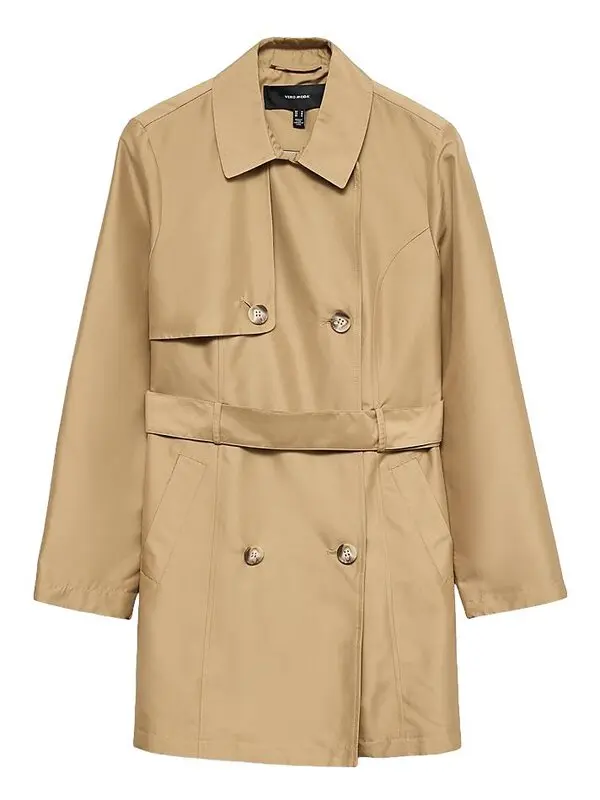 Vero Moda Gella Trench Coat - Kelp