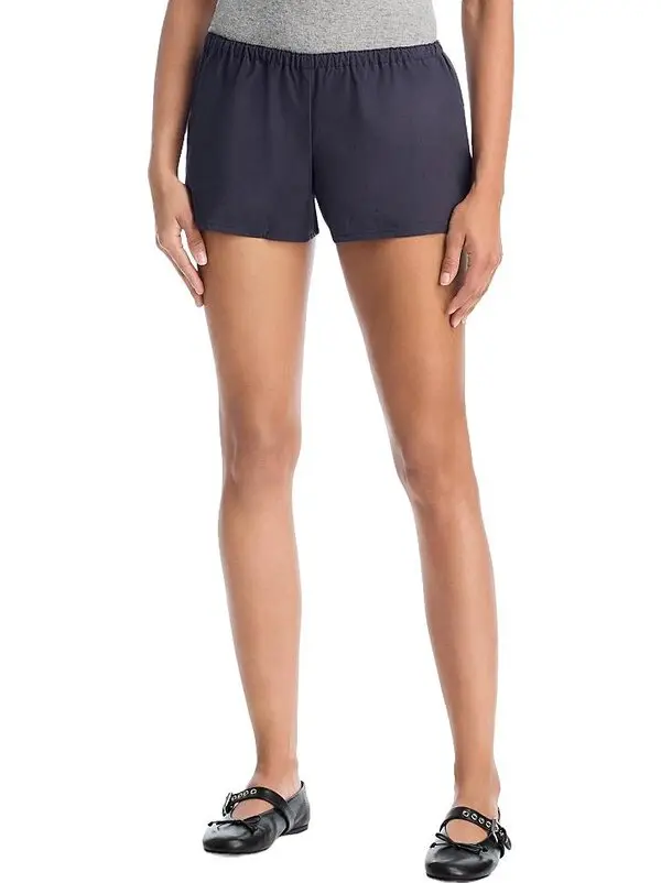 RLT Poplin Mini Shorts - Navy