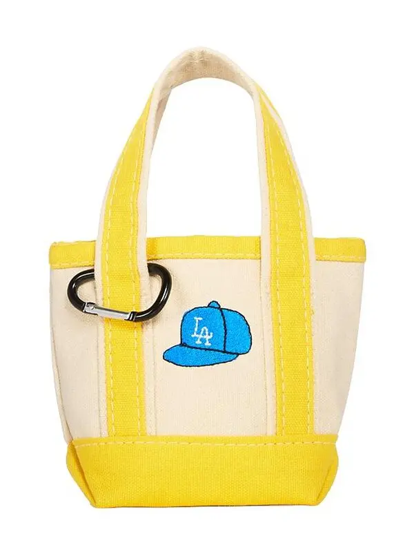 C.BONZ C. Bonz Cali La Hat Tiny Canvas Tote Bag - Yellow
