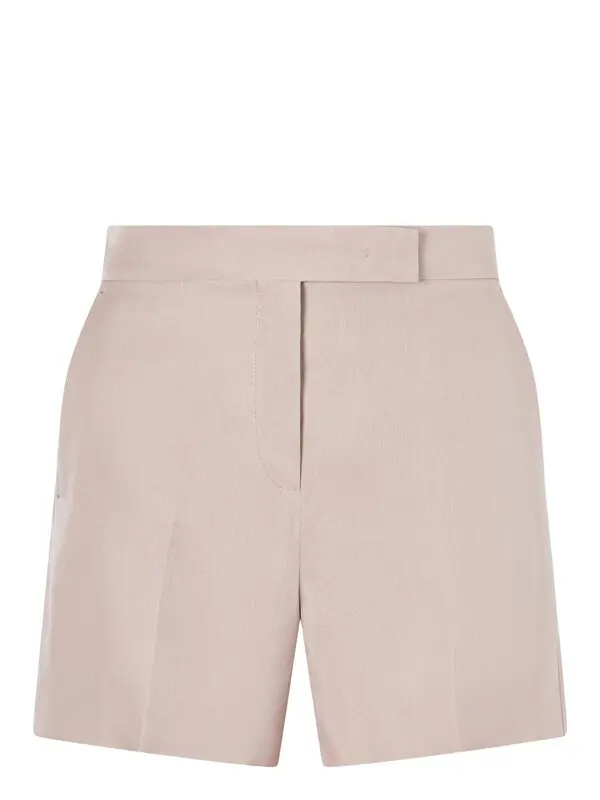 Max Mara Aerosi Silk Shorts - Neutrals