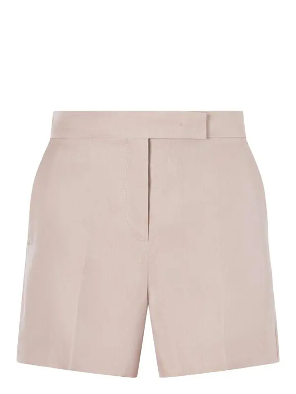 Max Mara Aerosi Silk Shorts - Sand