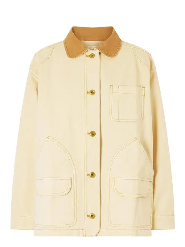 DÔEN Pascual Cotton-canvas Jacket - Neutrals
