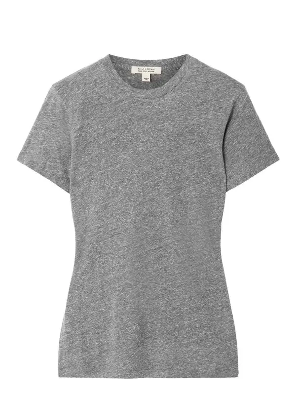 NILI LOTAN Lana Jersey T-shirt - Gray