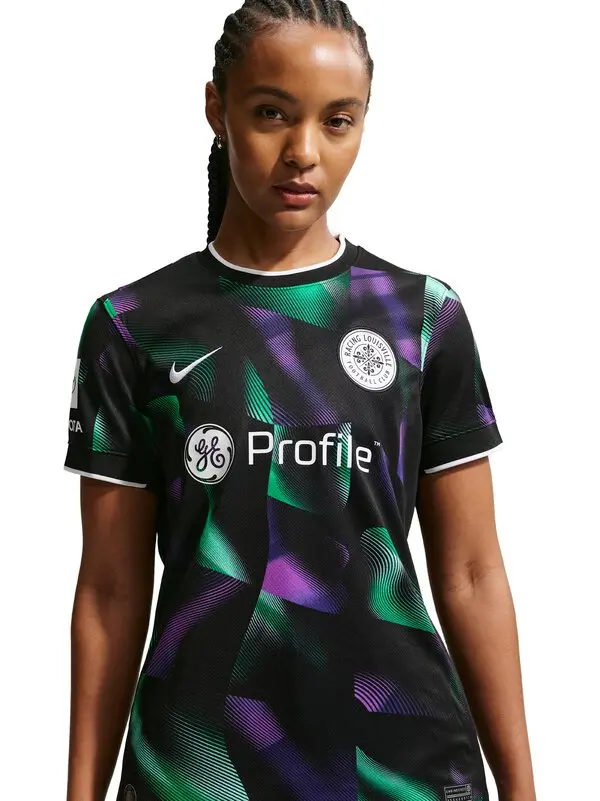 Nike Racing Louisville Fc Stadium Away Dri-fit Nwsl Replica Jersey - Green