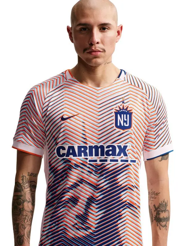 Nike Gotham Fc Stadium Away Dri-fit Nwsl Replica Jersey - White