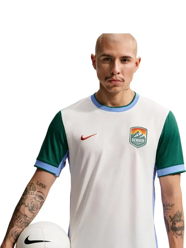 Nike Denver Fc Stadium Edition Dri-fit Replica Jersey - White