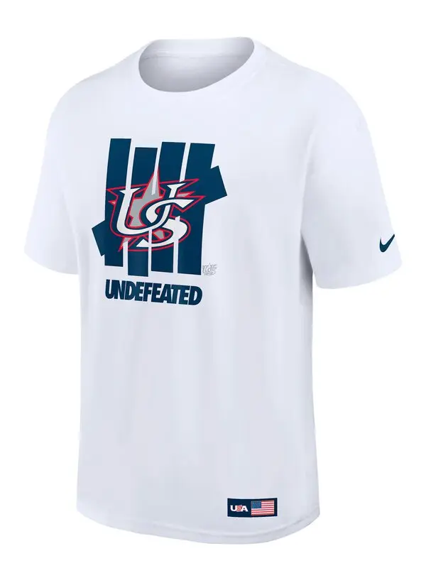 Nike Usa Baseball 2026 World Baseball Classic Complex Undefeated T-shirt - White