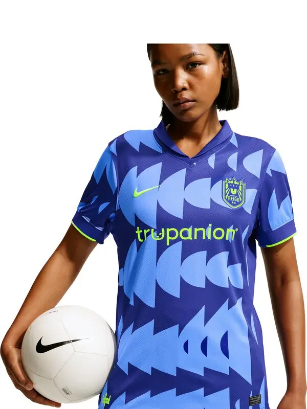 Nike Seattle Reign Fc Stadium Away Dri-fit Nwsl Replica Jersey - Blue