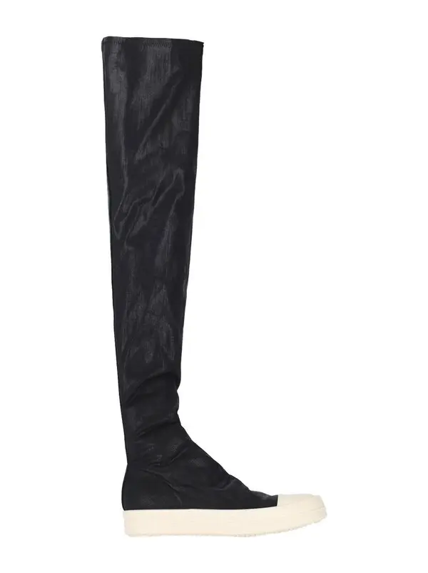 Rick Owens High Socks Sneaks Boots - Black