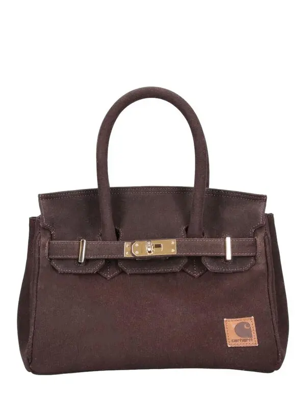 ANOTHER CHANCE Small Denim Bag - Brown