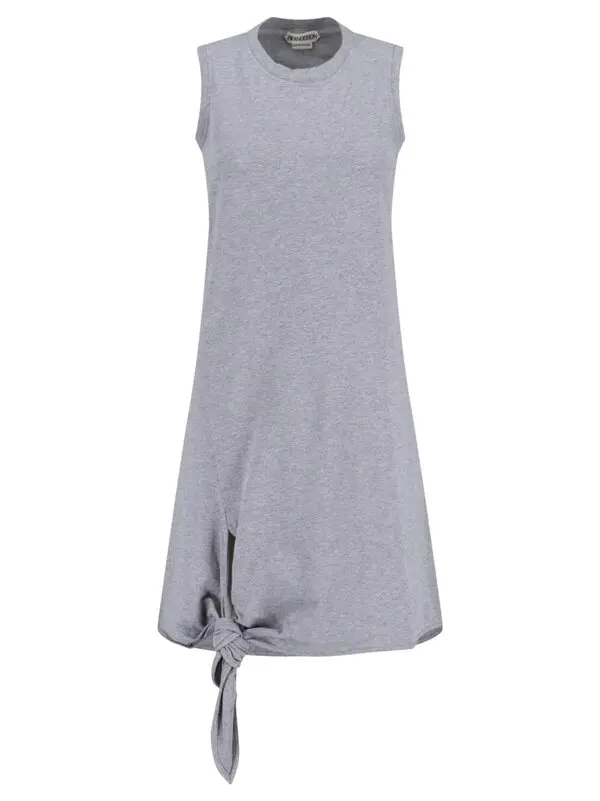 JW Anderson Cotton Midi Dress - Gray