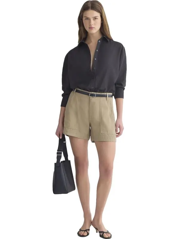 Everlane Utility Tencel™ Twill Shorts - Chinchilla
