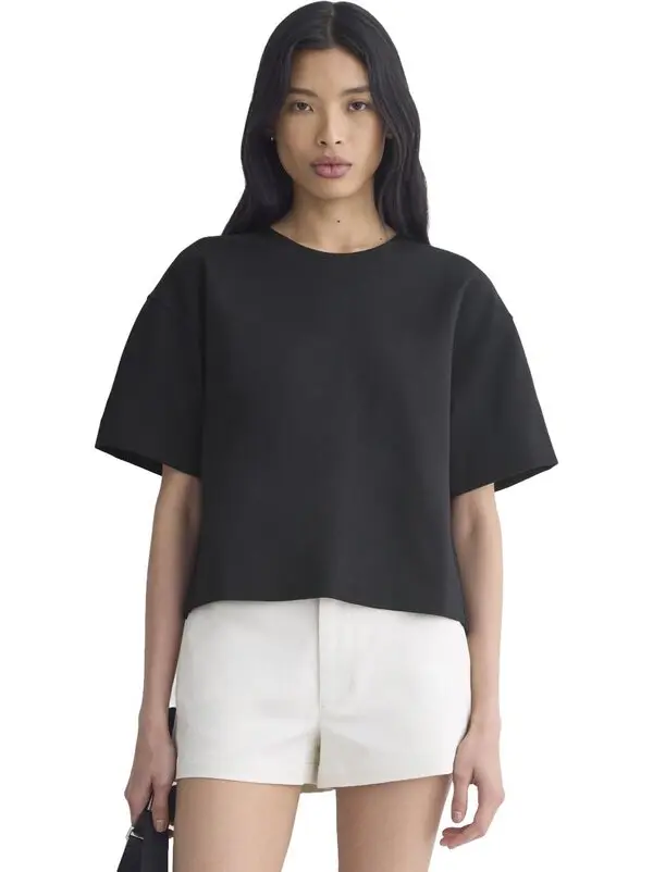 Everlane Ponte Oversized T-shirt - Black