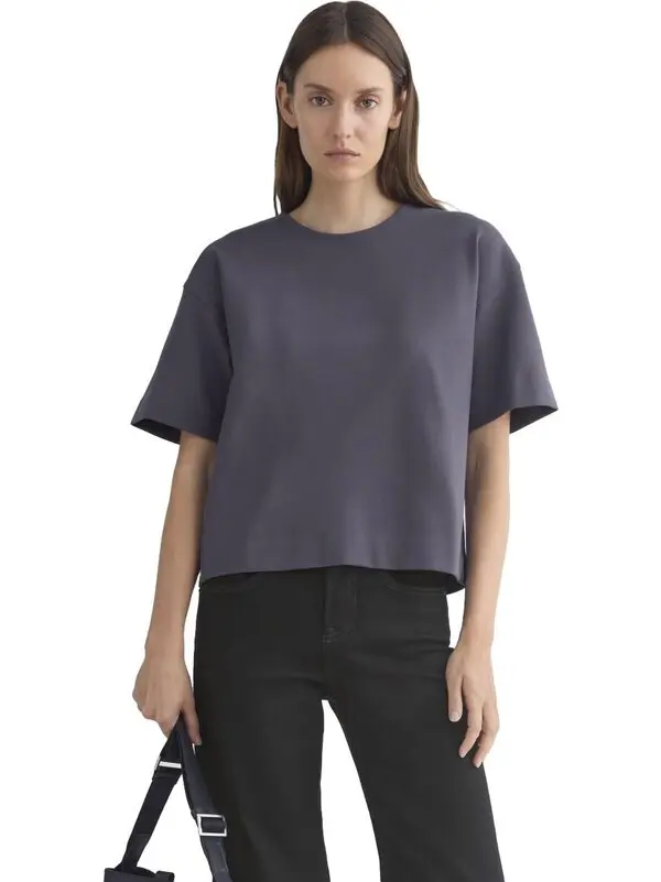 Everlane Ponte Oversized T-shirt - Graphite