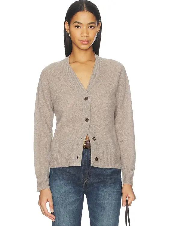 Naadam Cloud Cashmere Cardigan - Timber