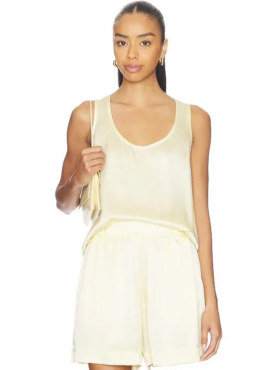 Sablyn Claudia B Scoop Neck Tank - Buttercup