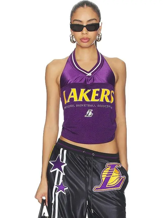 OFF SEASON Jersey Halter Top - La Lakers
