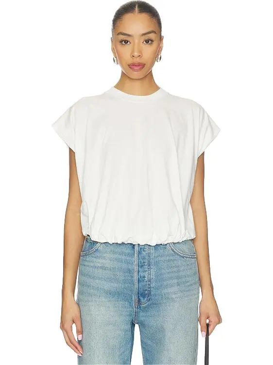 PISTOLA Millie Bubble Tee - Le Blanc
