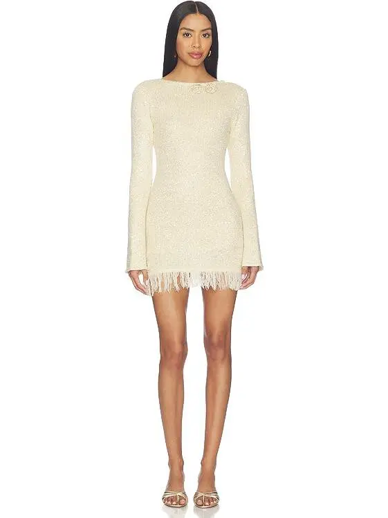 SNDYS Monroe Multiway Knit Mini Dress - Champagne