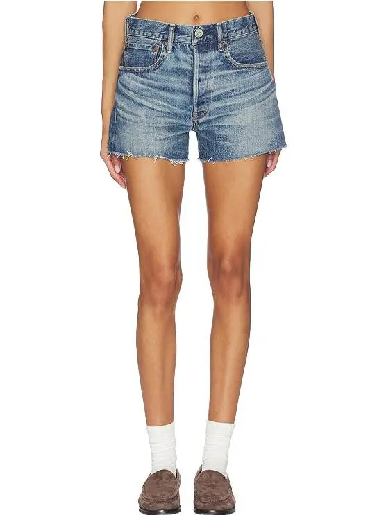 Moussy Vintage Bellingham Shorts - Light Blue