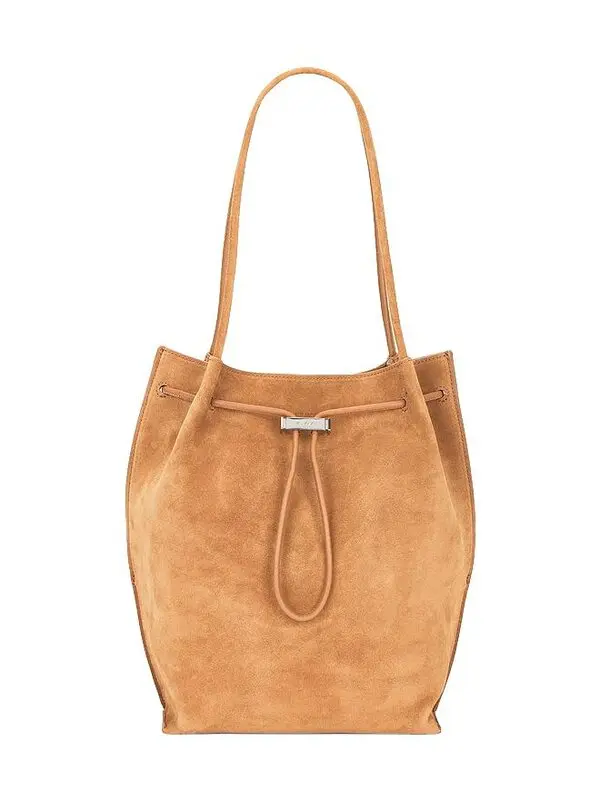 By Far Kayla Suede Shoulder Bag - Summer Tan