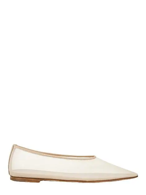 Dear Frances Topo Flat - Nude Mesh