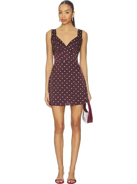 MADISON THE LABEL Chrissa Mini Dress - Spot