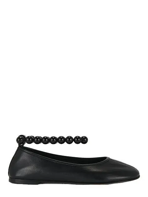 Dear Frances Balla Anklet Flat - Black With Bead