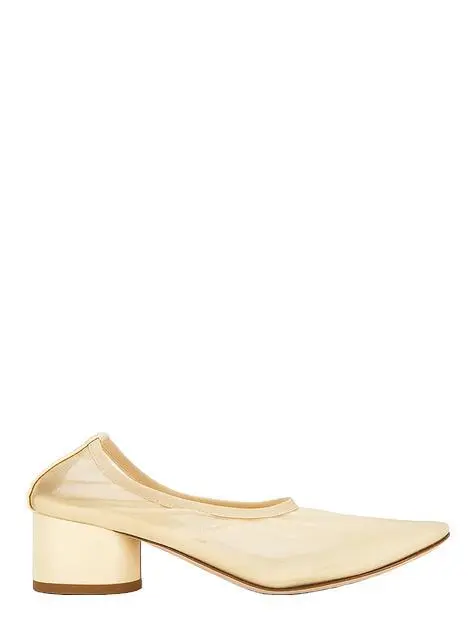 Dear Frances Balla Scrunch Pump - Crema