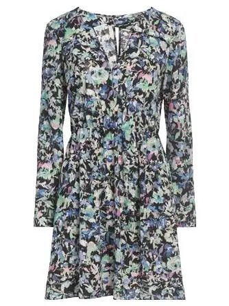 Patrizia Pepe Mini Floral Dress - Black